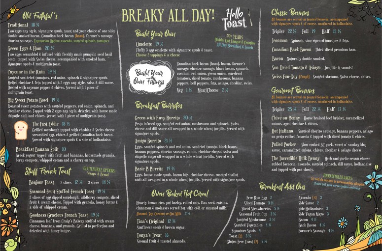 Hello Toast – Funky, bustling Breakfast and Lunch Restaurant